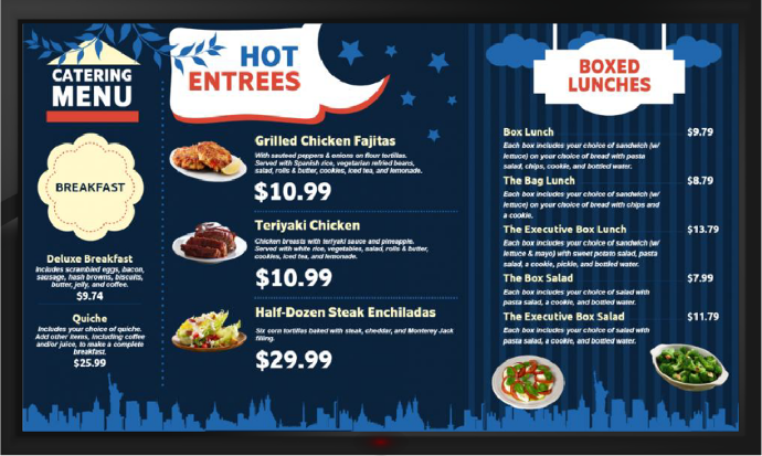 SIGNA | Digital Signage for Restaurants and Retail Stores | Cyntra